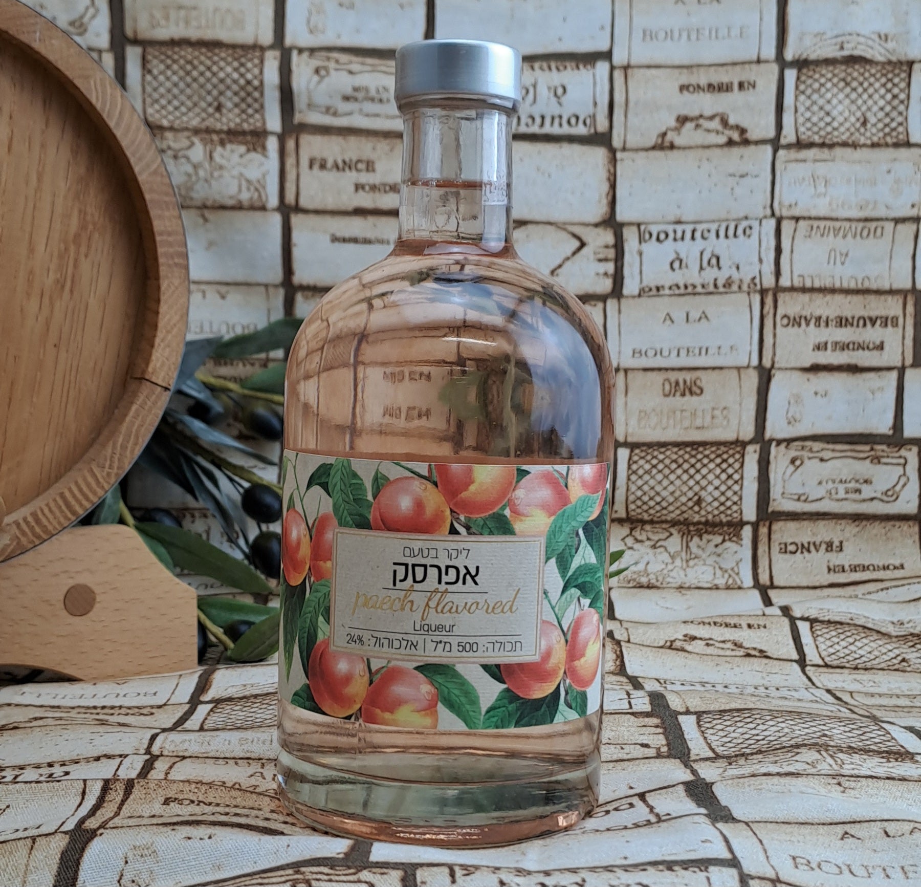 Binyamina - Peach Flavoured Liqueur – IsraelWein.de - Christine Awiszus
